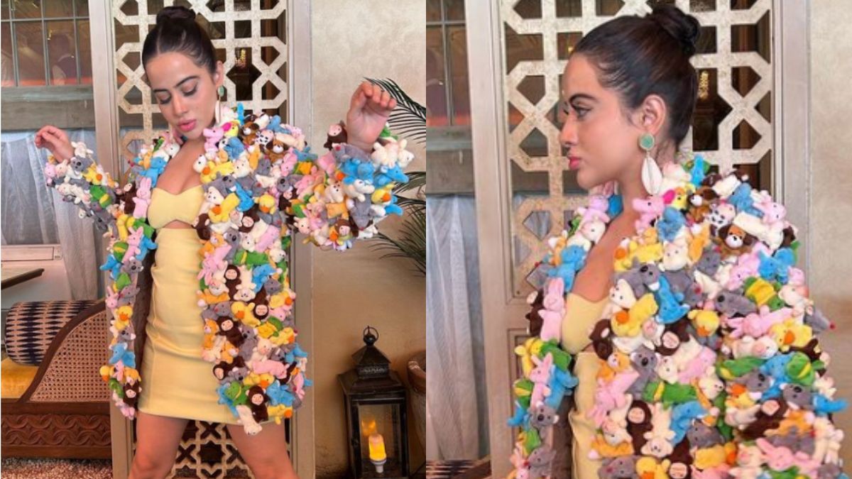 Urfi Javed Dons Jacket Made Of Teddy Bears, Fans Call It 'Super Cute' Urfi Javed Dons Jacket Made Of Teddy Bears, Fans Call It 'Super Cute'